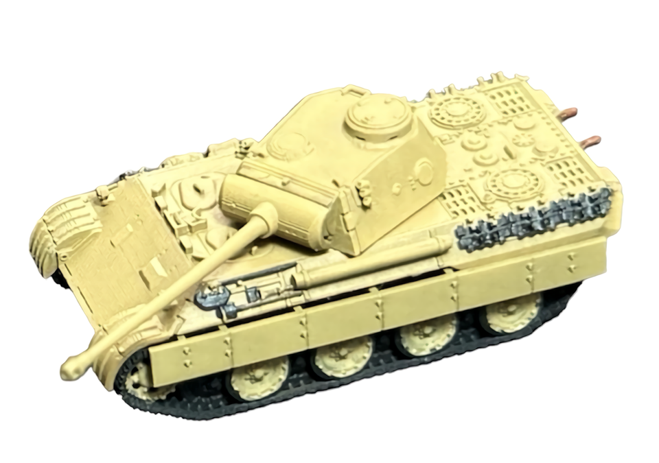 Z Scale WW2 German Army Railway Typ SSyl 2 Flat Cars w/Panther D Tanks ...