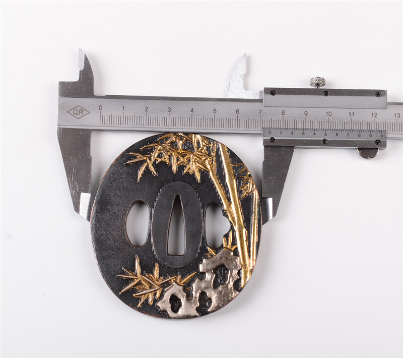 All kinds of Iron Tsuba Black Hand Guard Plate for katana wakizashi ...