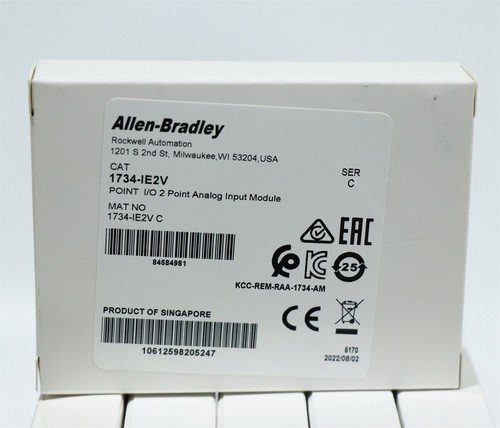 1734-IE2V 1 Year Warranty 1734IE2V AB POINT I/O Analog Input Module PLC ...