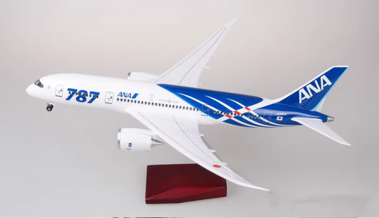 1:130 43CM ANA BOEING 787 Airplane Landing Gear Resin Aircraft ...