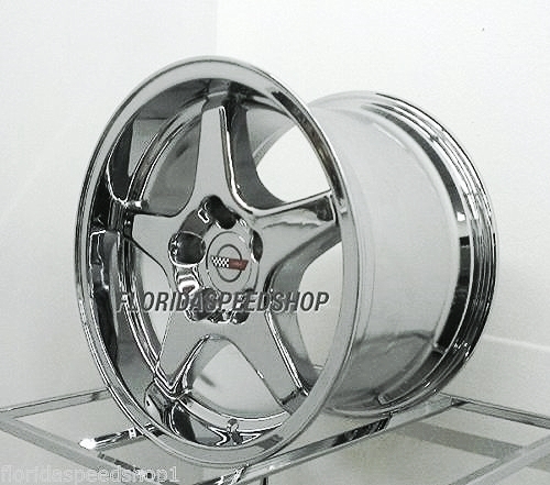 C4 ZR1 Chrome Corvette wheels FITS: 1988-1996 C4 17x9.5" WHEEL SET | eBay
