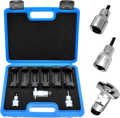 9PC Strut Nut Socket Absorber Removel Tool Set W/ 12 Point 1/2" Drive ...