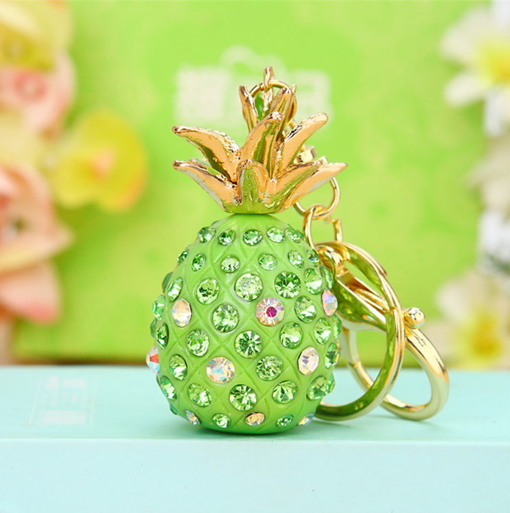 Pineapple Rhinestone Keychain Keyring Multicolor (You Choose!) NEW! | eBay