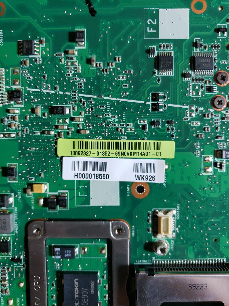 Toshiba Satellite M505-S4945 Motherboard 10052875 / H000013180 / 08N1 ...
