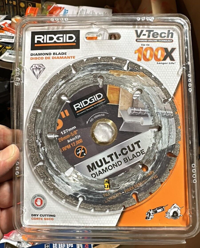 RIDGID 5 in. Diamond Multi-Cutting Blade 850650002905| eBay