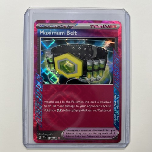 Maximum Belt 154/162 Ace Rare Temporal Forces Pokémon Card 2024 Near ...