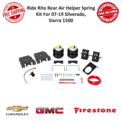 Firestone Ride Rite Rear Air Helper Spring Kit For 07-19 Silverado ...