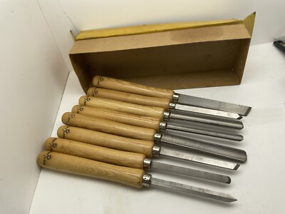 Vintage Buck Bros Chisel Set Of 8 Wooden Handle, Wood Turning Set-808 ...