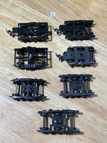 Ho Scale Train Wheels Passenger Trucks 4&6 Wheels Vintage Parts Mixed ...