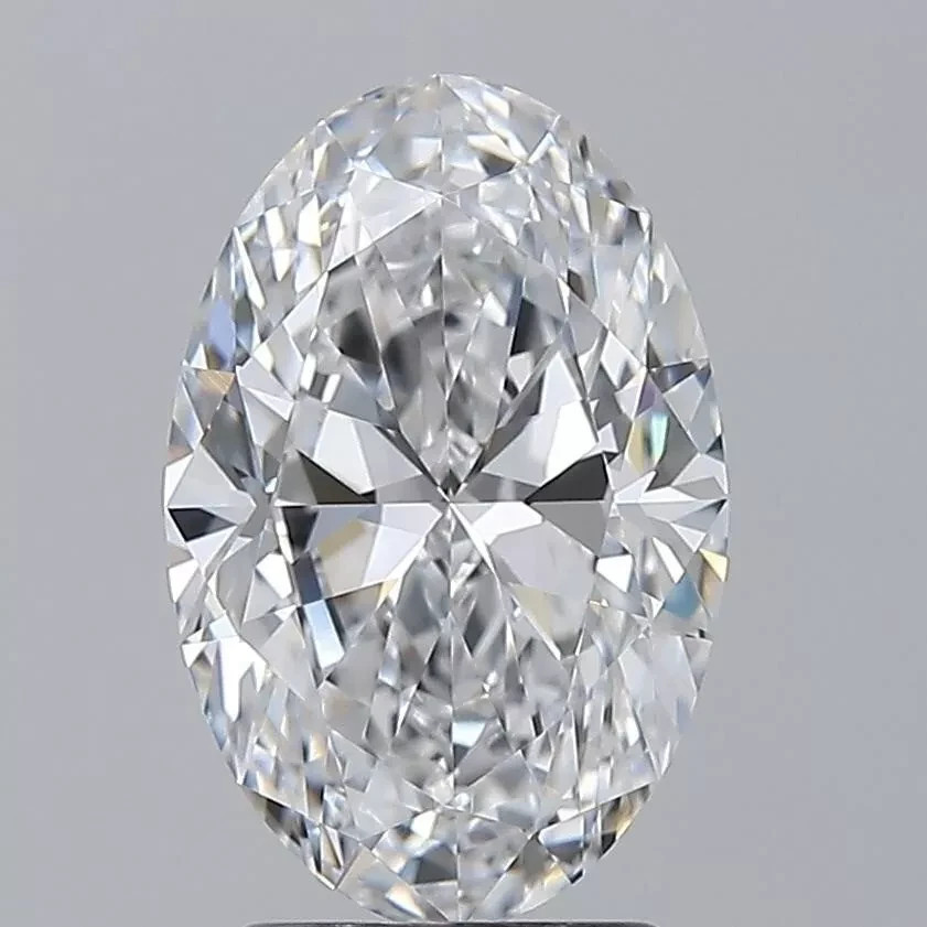 10.40 Ct Certified VVS1 D Grade Oval Shape 12x16 MM Natural White ...