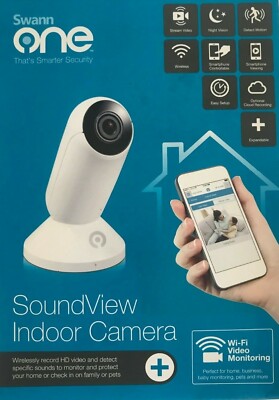 SWANN ONE SWO-SVC01K HD Wireless Soundview 720p indoor security camera | eBay Australia