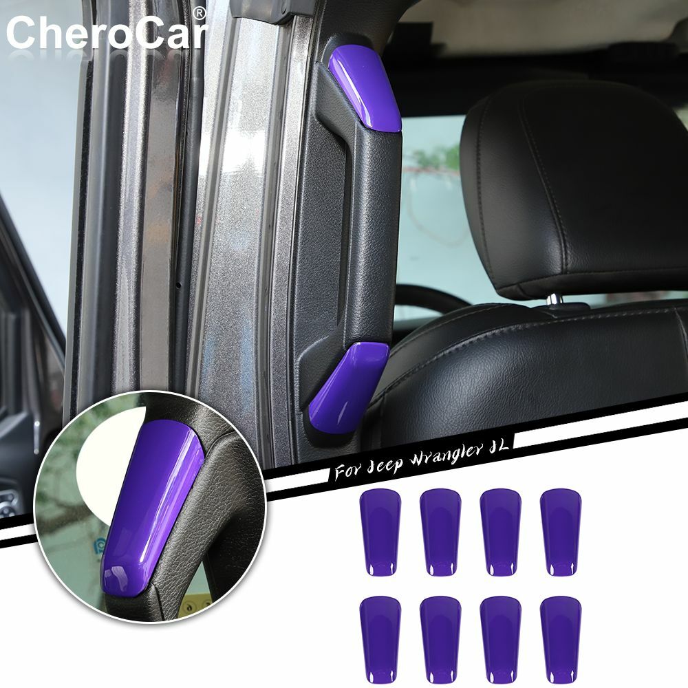 A&B Pillar Grab Handles Trim for Jeep Wrangler JL Gladiator JT 4 Door ...