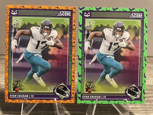 Evan Engram 2024 Score-A-Treat Pumpkins & Bats #131 Lot Jacksonville ...