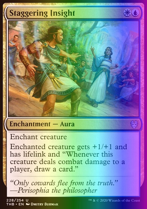 MTG Magic the Gathering Staggering Insight (228/412) Theros Beyond ...
