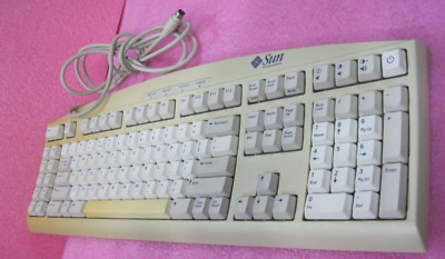 Sun Type 6 Keyboard 320-1270 PC Style Mini-Din8 (Yellow) - ZZZ74 | eBay