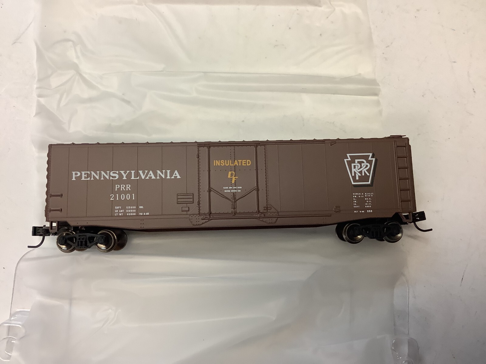 Athearn #2843 N scale “PRR” 50’ PS-1 box car Rd. #21001 | eBay