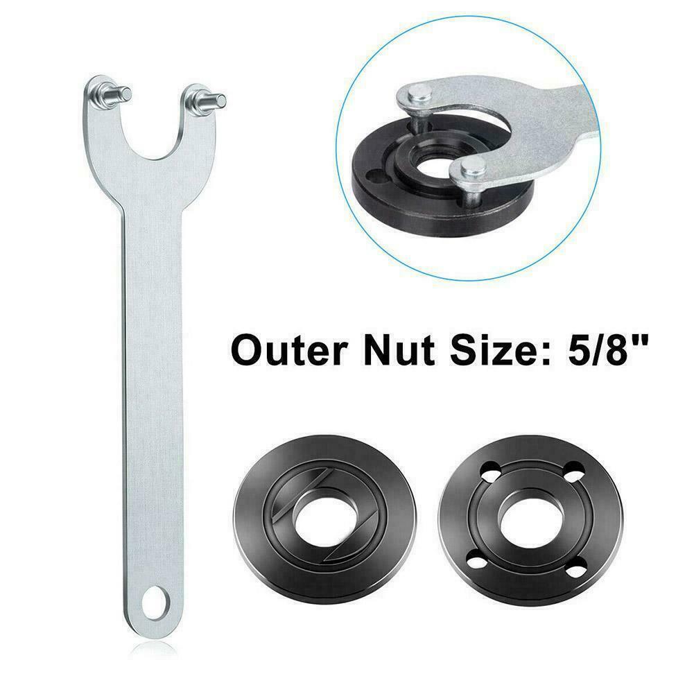 5/8"-11 Flange Lock Nut Angle Wrench Spanner For Milwaukee Fo H9A9 x3 ...