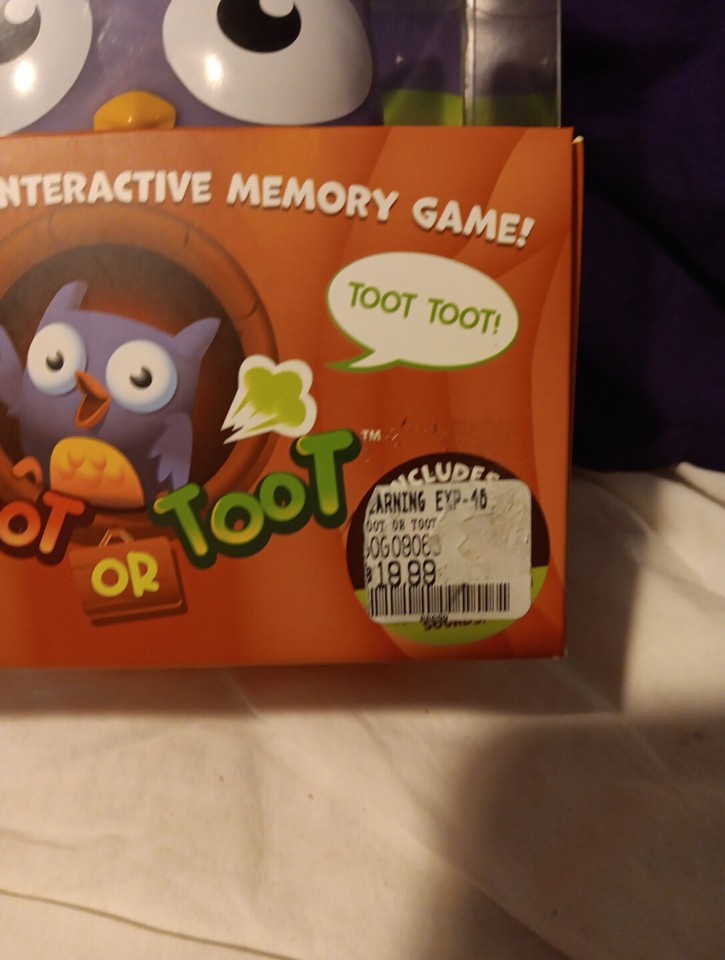 Hoot or Toot The Hilarious Interactive Memory GAME NEW SEALED BLUE ...