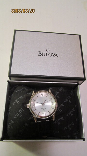 Bulova 96A28 Silver Men's Watch for sale online | eBay