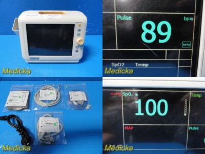 Philips VS3 SureSigns 863073 Spot Vitals Monitor W/ Leads & Client ...