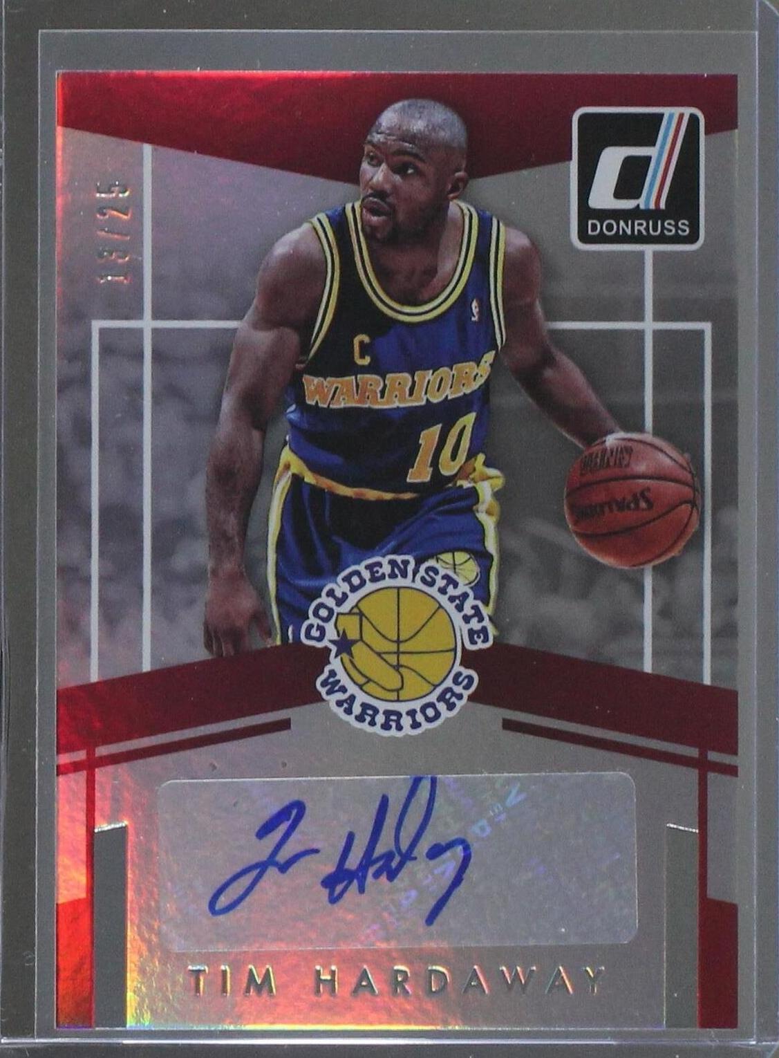 2016-17 Panini Donruss - Elite Signatures Tim Hardaway #47 /25 (AU) for ...