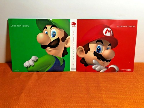 Club Nintendo 3DS card case 18 Art Sleeve Luigi/Mario/Peach/Yoshi | eBay