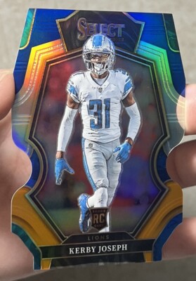 2022 SELECT KERBY JOSEPH PREMIER LEVEL ROOKIE Blue And Orange Die-Cut ...
