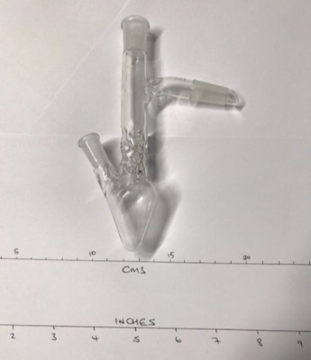 Claisen Vigreux Flask 10ml MD7/10 14/23 Quickfit Glass Laboratory ...