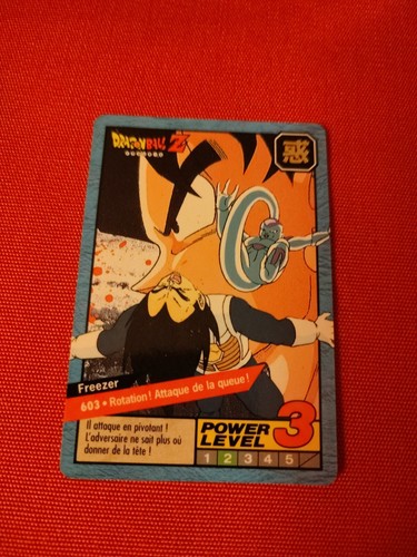 603 FREEZER POWER LEVEL GRAND COMBAT CARTE DBZ DRAGON BALL Z 1996 ...