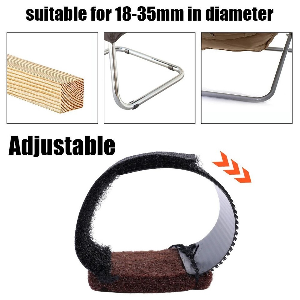 Chair Leg Gliders Customizable Cut-to-fit Easy To Trim Floor Scratch ...