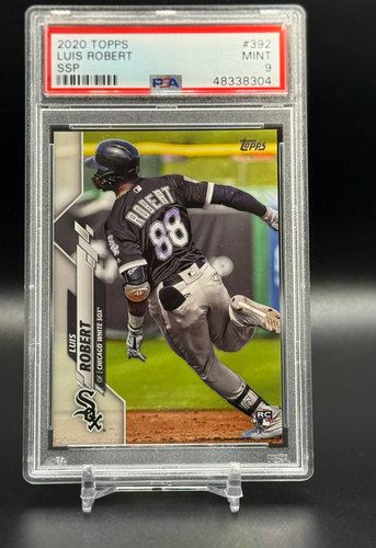 2020 Topps SSP #392 Luis Robert - Running - PSA 9- Rookie Card | eBay