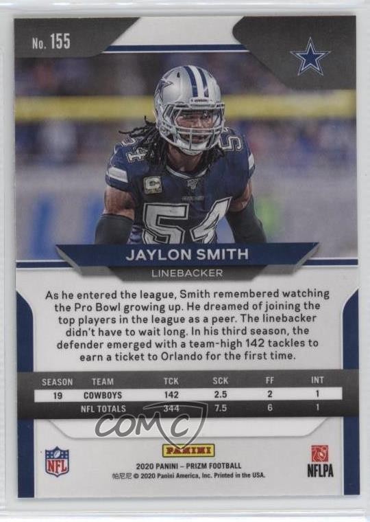 2020 Panini Prizm Jaylon Smith #155 | eBay