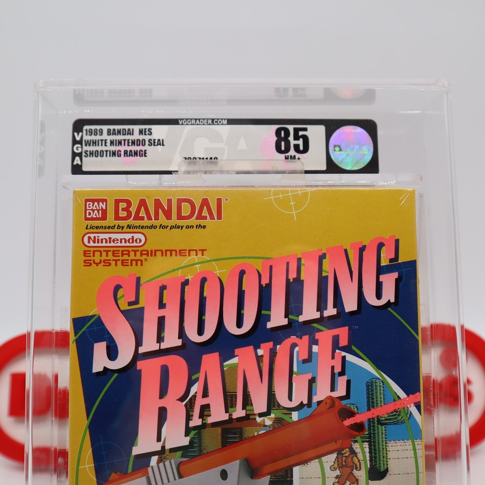 NES Nintendo SHOOTING RANGE - ZAPPER GAME - VGA GRADED 85 SILVER! NEW ...