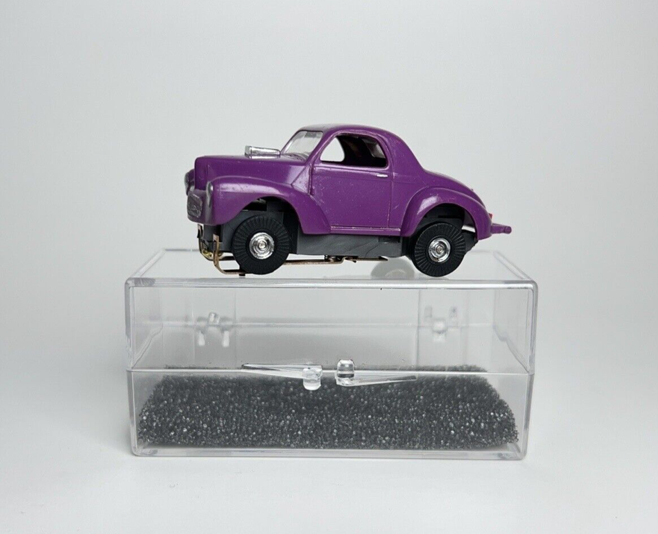 Vintage 1960s Aurora Thunderjet Speedline Purple Willys HO Slot Car ...