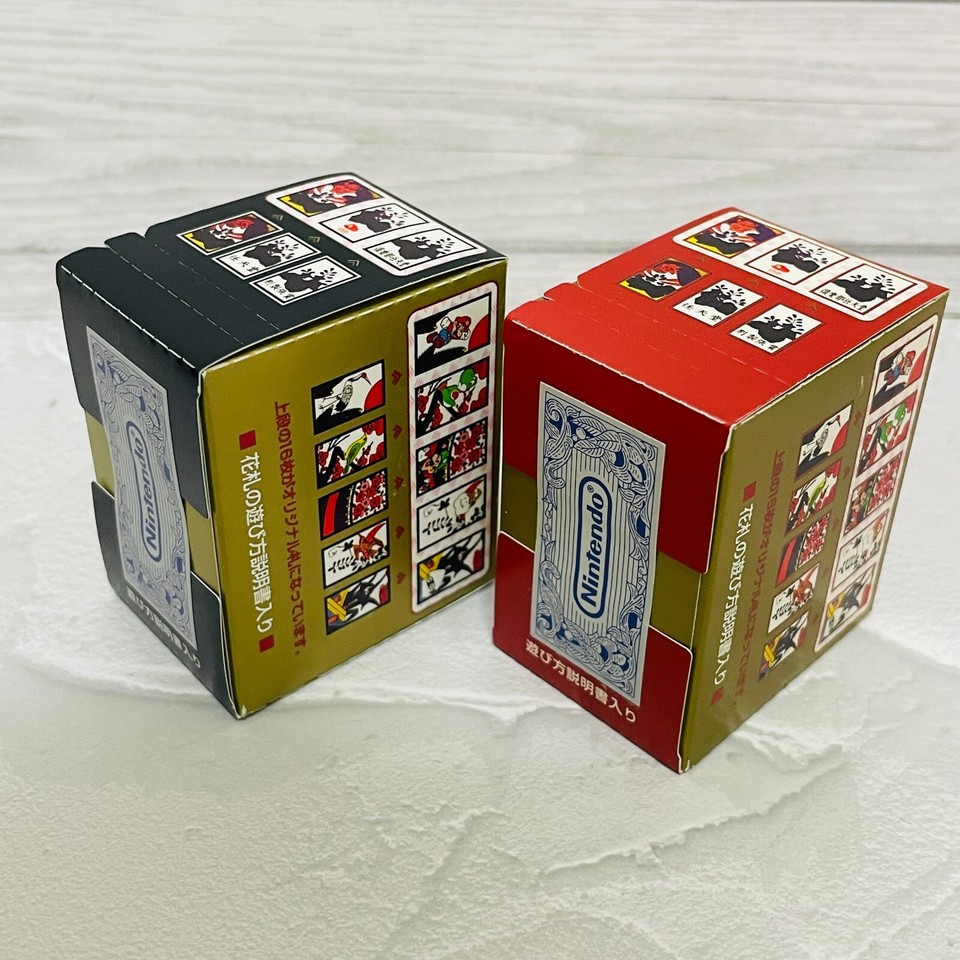 Club Nintendo Limited Super Mario Hanafuda Playing Cards Red & Back Set ...