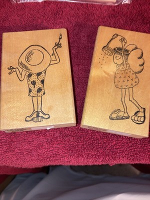 Two. G-Rated Brand rubber stamps 1995 unused. Artist & Angel 4X2 | eBay