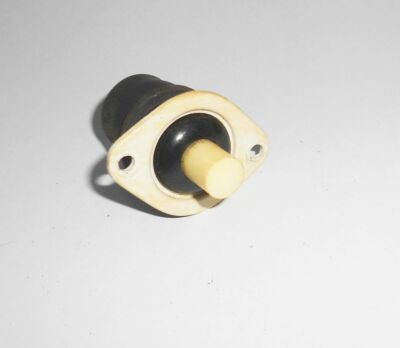 Vintage Bakelite Push Button Black White Spare Part Hobbyists Electric ...