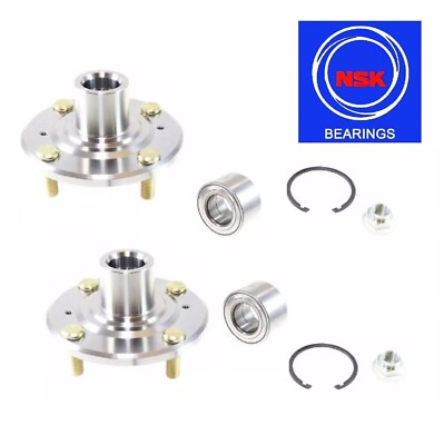 Front Wheel Hub & NSK Bearing For 1998-2002 HONDA ACCORD L4 2.3L 2254cc ...