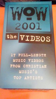 WOW 2001 - The Videos VHS Christian Rock DC Talk Jars of Clay Michael W ...