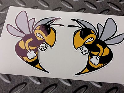 ANGRY WASP Car Motorcycle All Lambretta Vespa Scooter Fans Sticker 2 ...