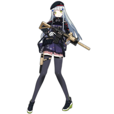 HK416 Girls Frontline Anime Weatherproof Sticker 12" Car Decal | eBay