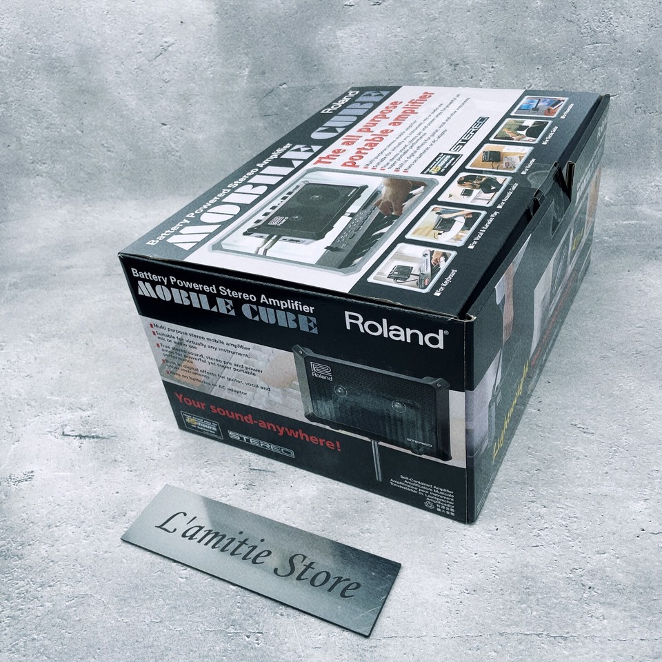 Roland Mobile Cube MB-CUBE Stereo Electric Guitar Amplifier MBCUBE ...