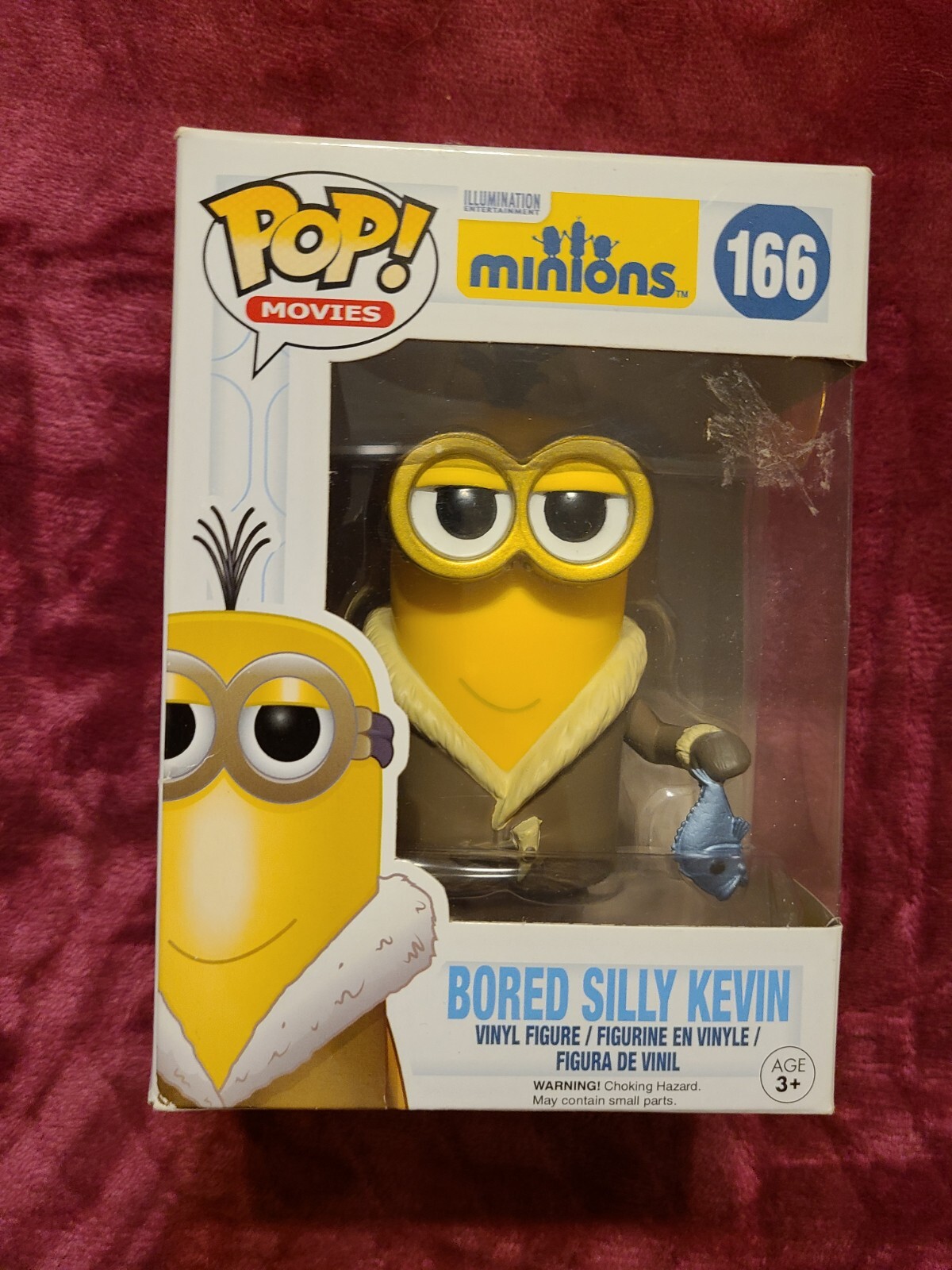 Funko Pop Minion vinyl figure, Bored Silly Keven, #166 Despicable Me | eBay