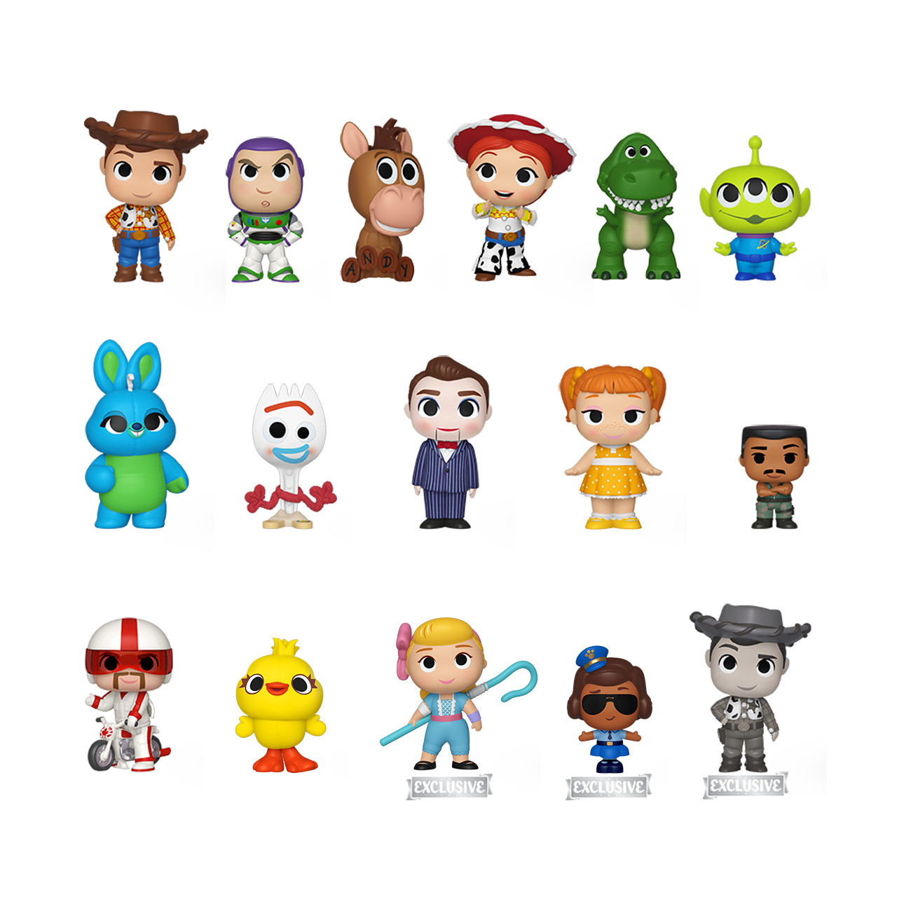 Funko Mystery Mini: Pixar - Officer McDimples - Target (T) (Exclusive ...