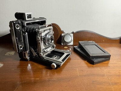 Graflex Crown Graphic 2x3 Format View Camera with 101mm F4.5 Ektar Lens ...