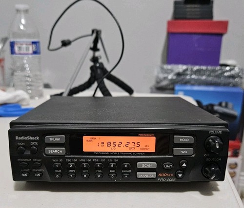 Radio Shack PRO-2066 Scanner Trunking 150 ch 800mhz Analog Police Fire ...