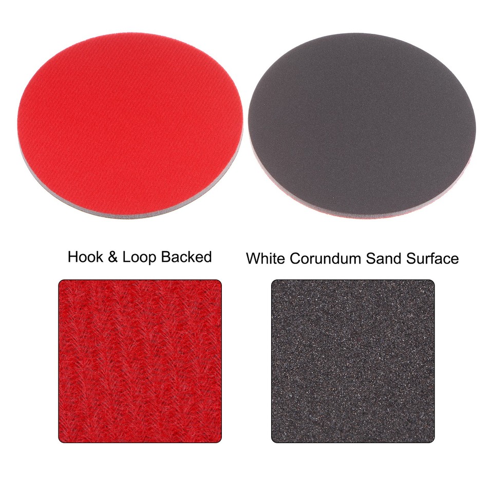 40pcs 1500 Grit Sanding Sponge 5 Inch Hook and Loop Sponge Sanding Disc ...