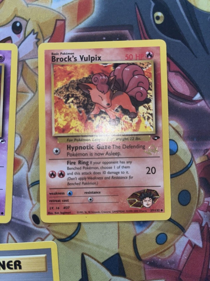 Vintage Pokemon Card Lot WOTC First Edition Etc Fire W Vulpix Etc ...