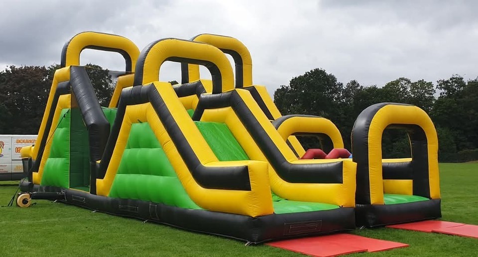 Inflatable Assault Course Bouncy Castle | eBay UK