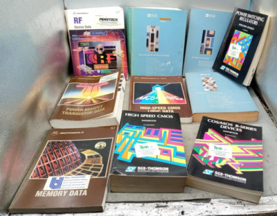 Vintage Electronics 10 Books CMOS / COS/MOS B / DSP /LINEAR /RF ...